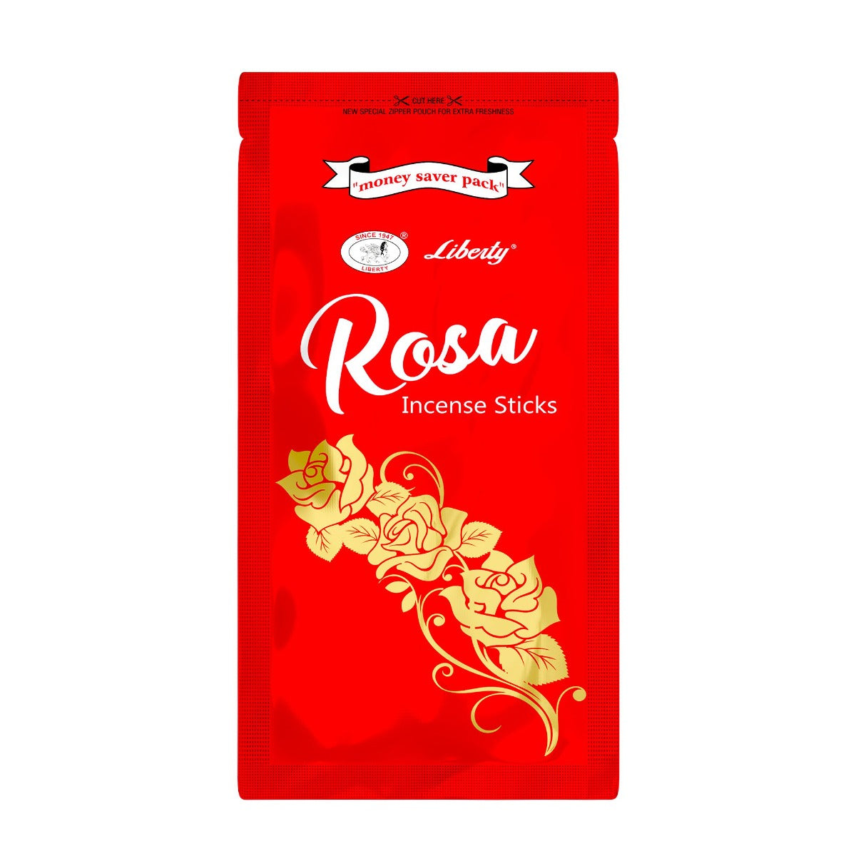 Liberty Rosa Incense sticks Zipper Pouch